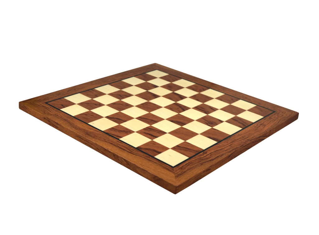 Flat Wooden Chess Board Rosewood 20" I Chessgammon